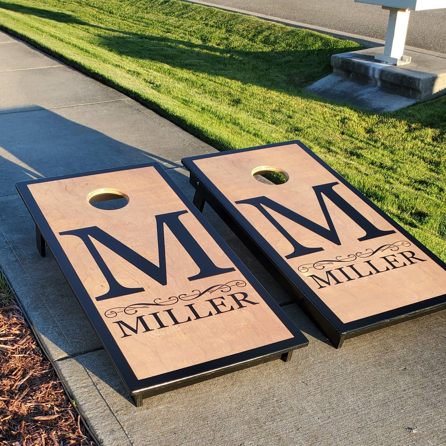 I made some cornhole boards! | Scrolller