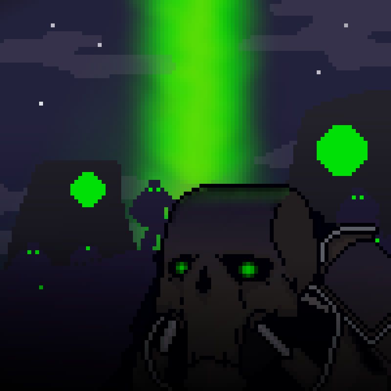 I made some necron pixel art | Scrolller