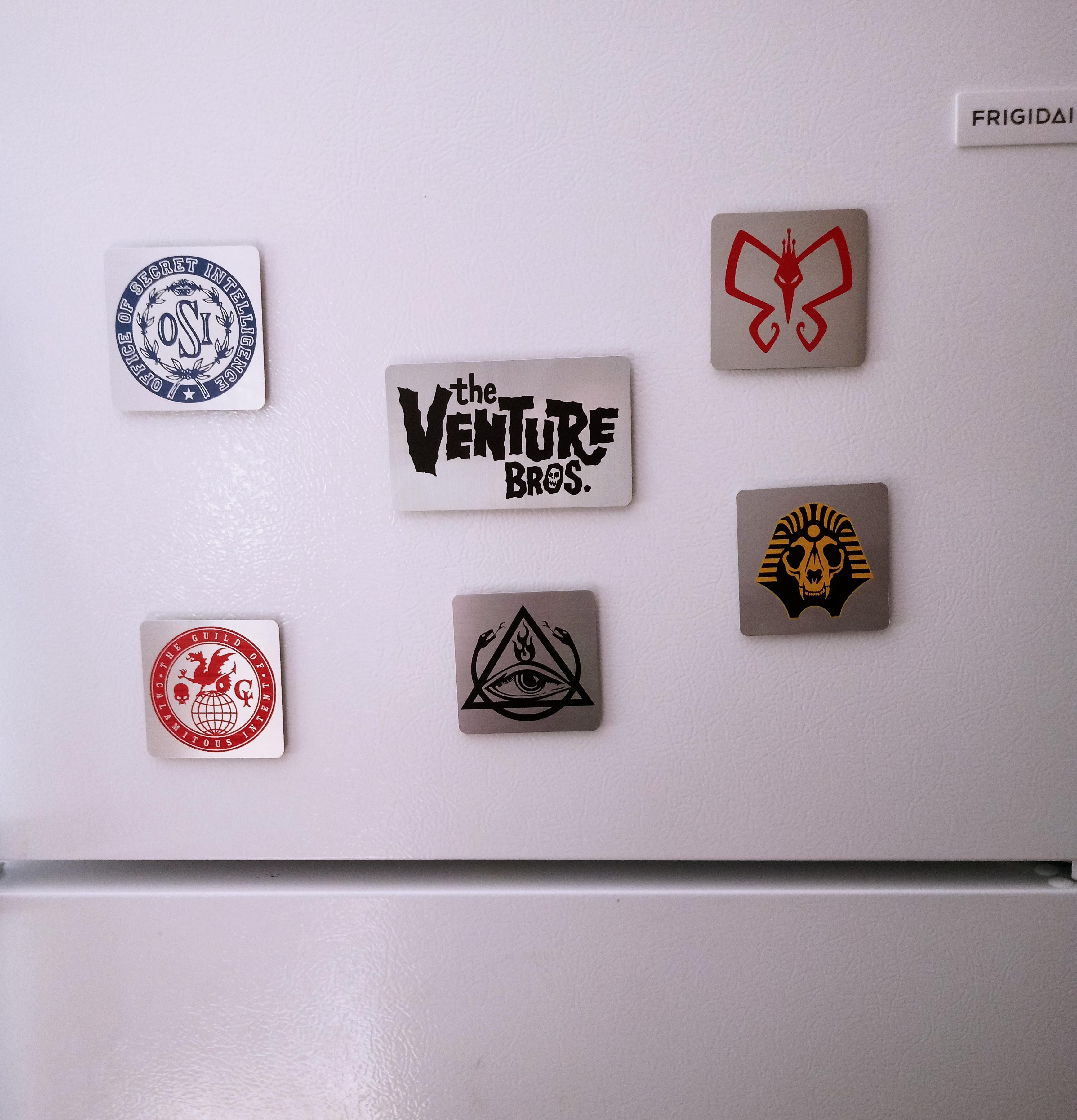 I made some Venture Bros. fridge magnets! | Scrolller
