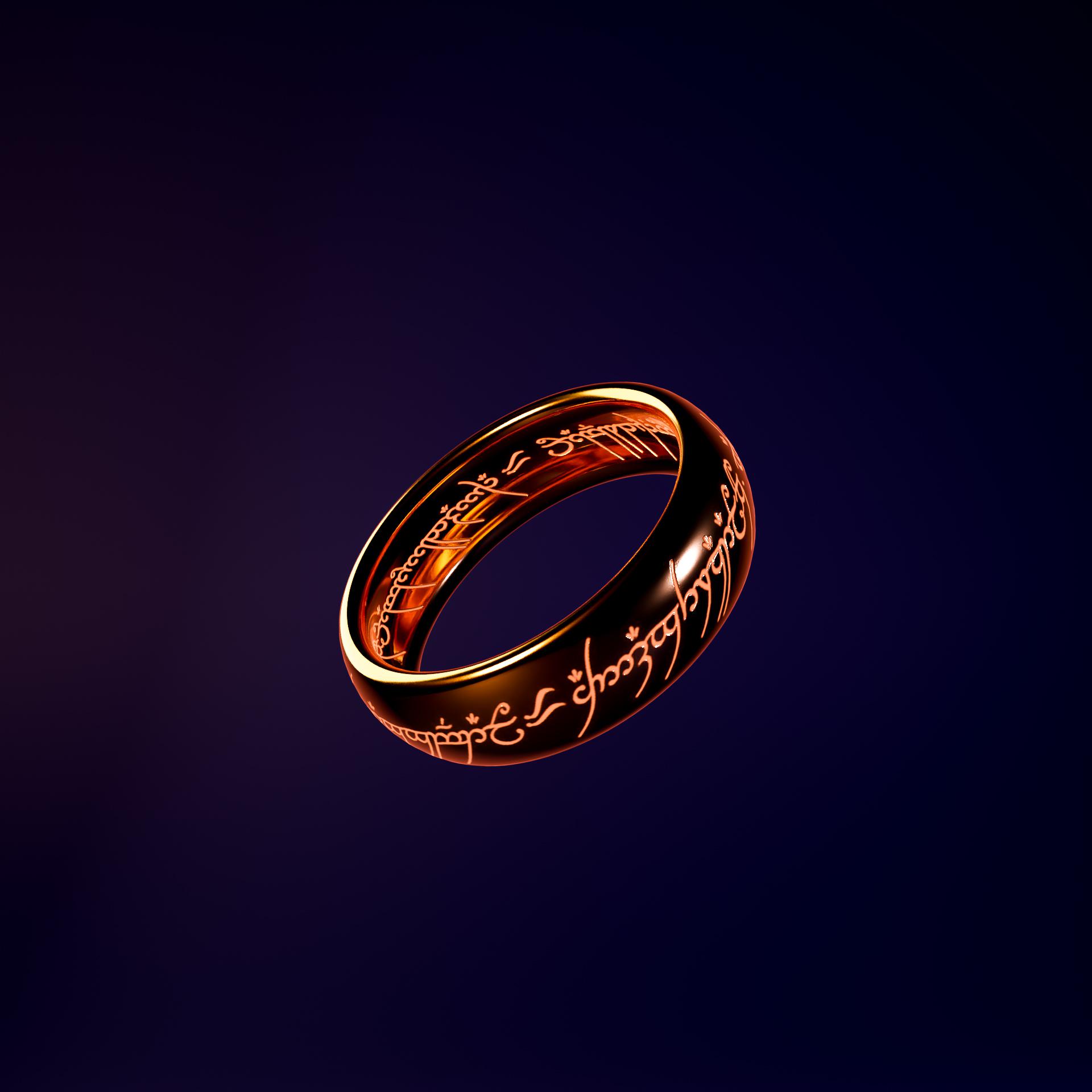 I made the One Ring from Lord of the Rings. | Scrolller