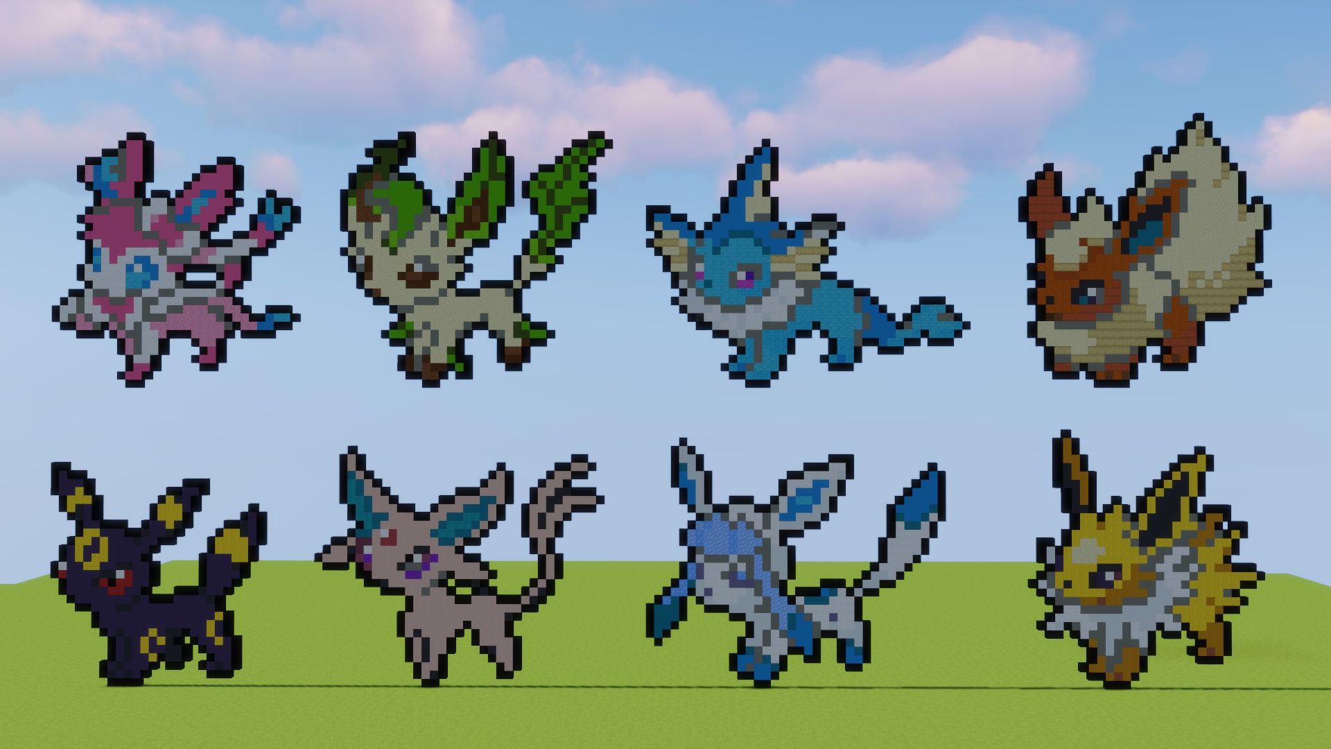 I made the rest of the eeveelutions! | Scrolller