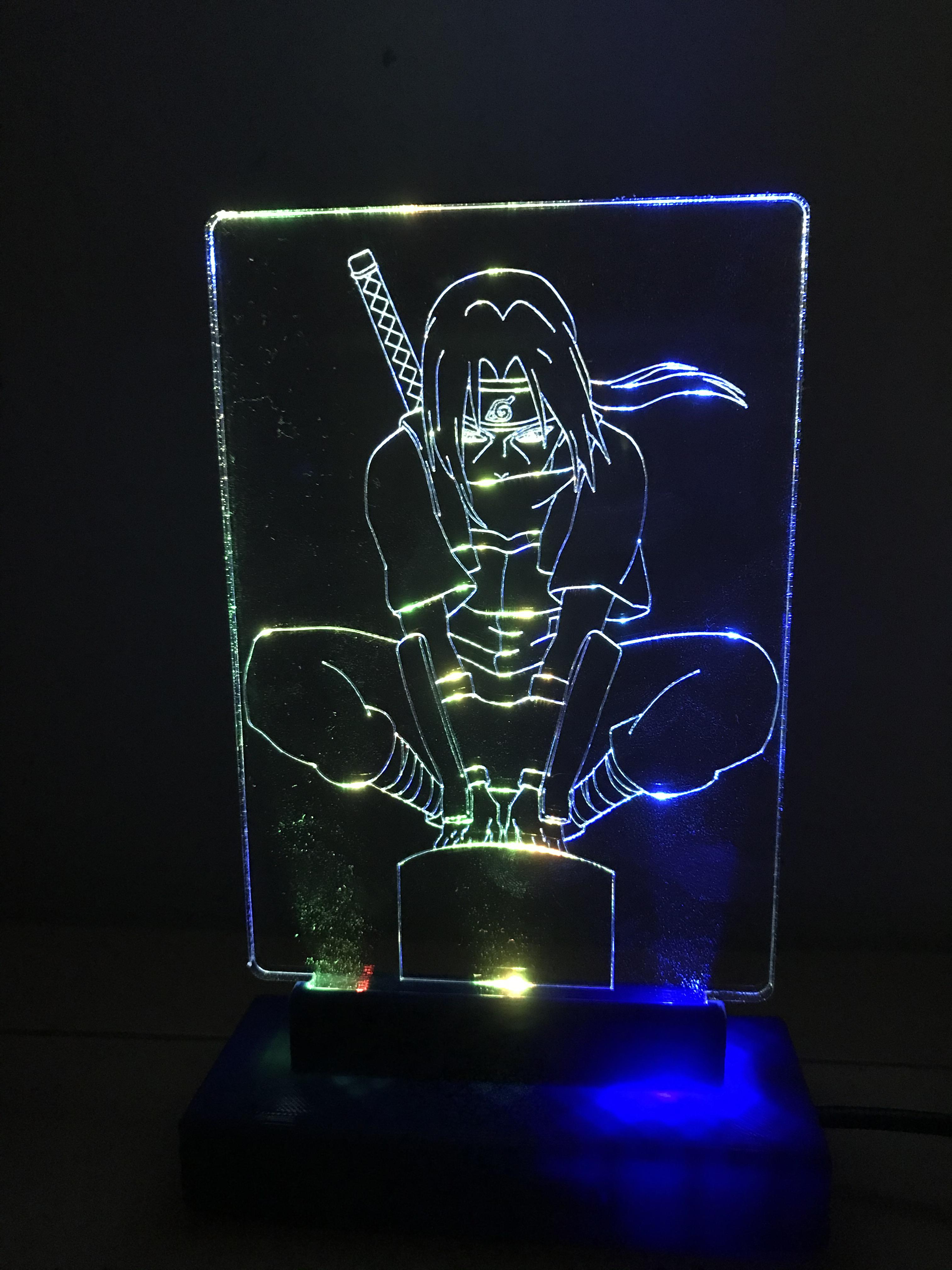 I made this acrylic of Itachi | Scrolller