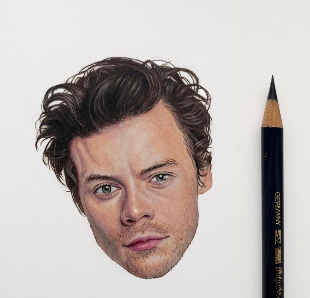 I made this tiny drawing of Harry Styles | Scrolller