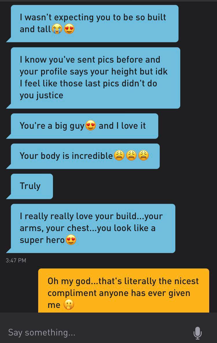 I mean...I respectfully disagree but I’m still so flattered 😇 | Scrolller