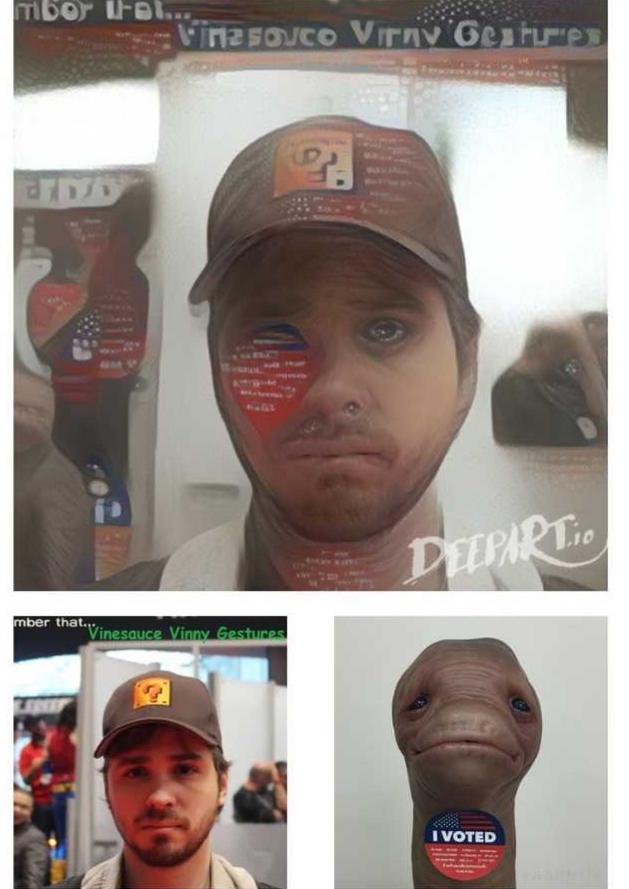 I merged Meat and Vinny to create a Cursed image | Scrolller