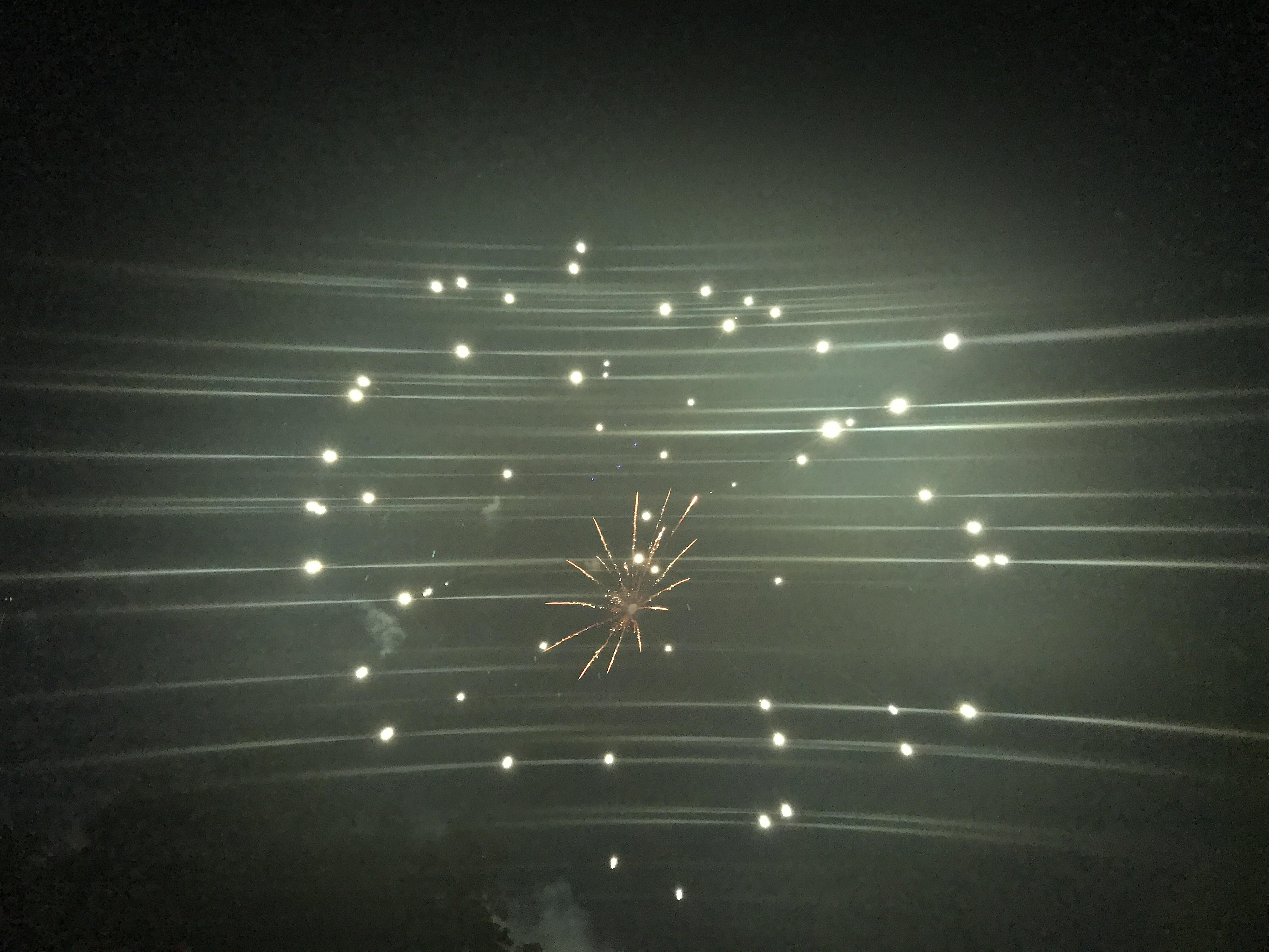 I messed up pictures of fireworks and ended up with a mildly interesting pattern | Scrolller
