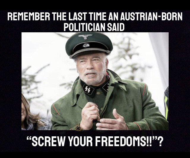 I never knew Arnold was a Nazi. | Scrolller