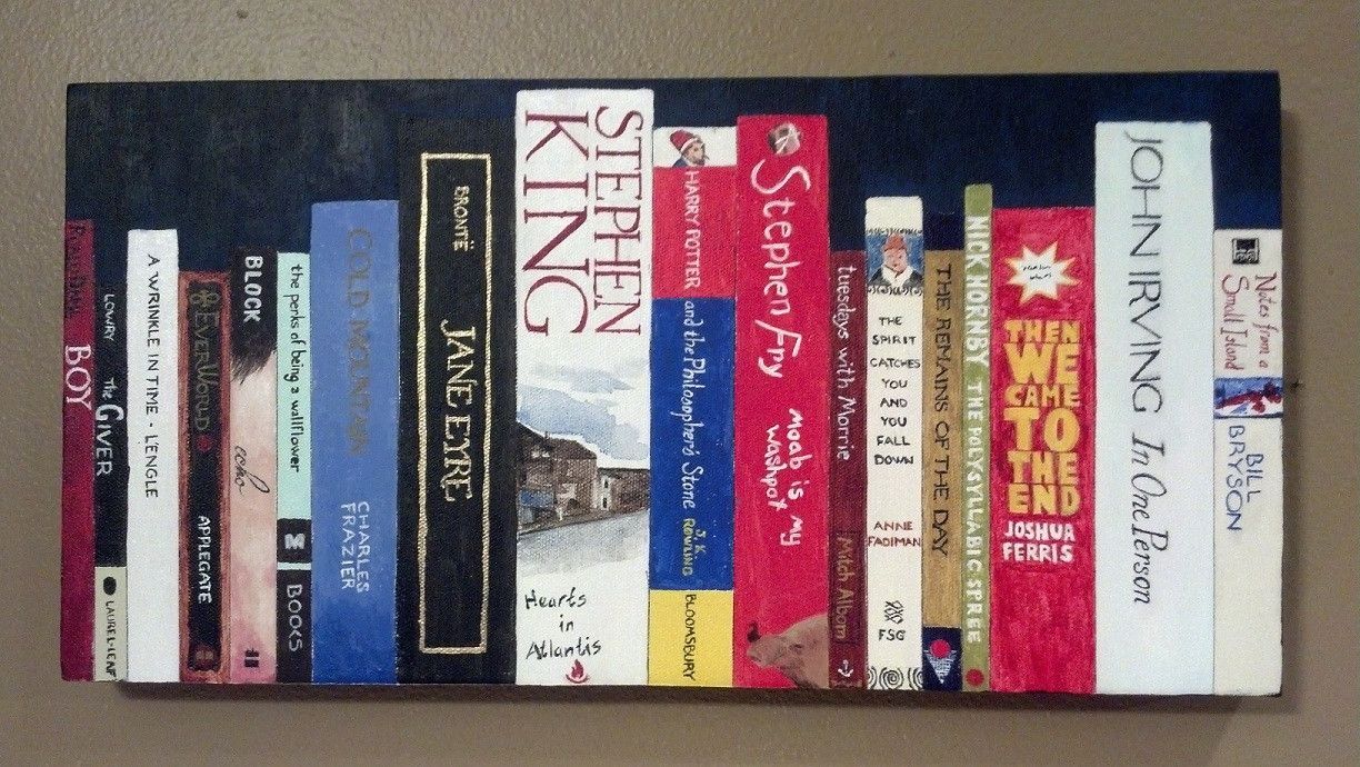 I painted a timeline of some of the important books in my life [1224x690] [OC] | Scrolller