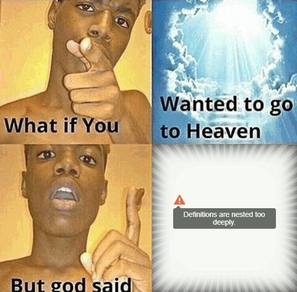 I saw the previous meme post did well, so here's one of my own—straight from my annoyed heart ...