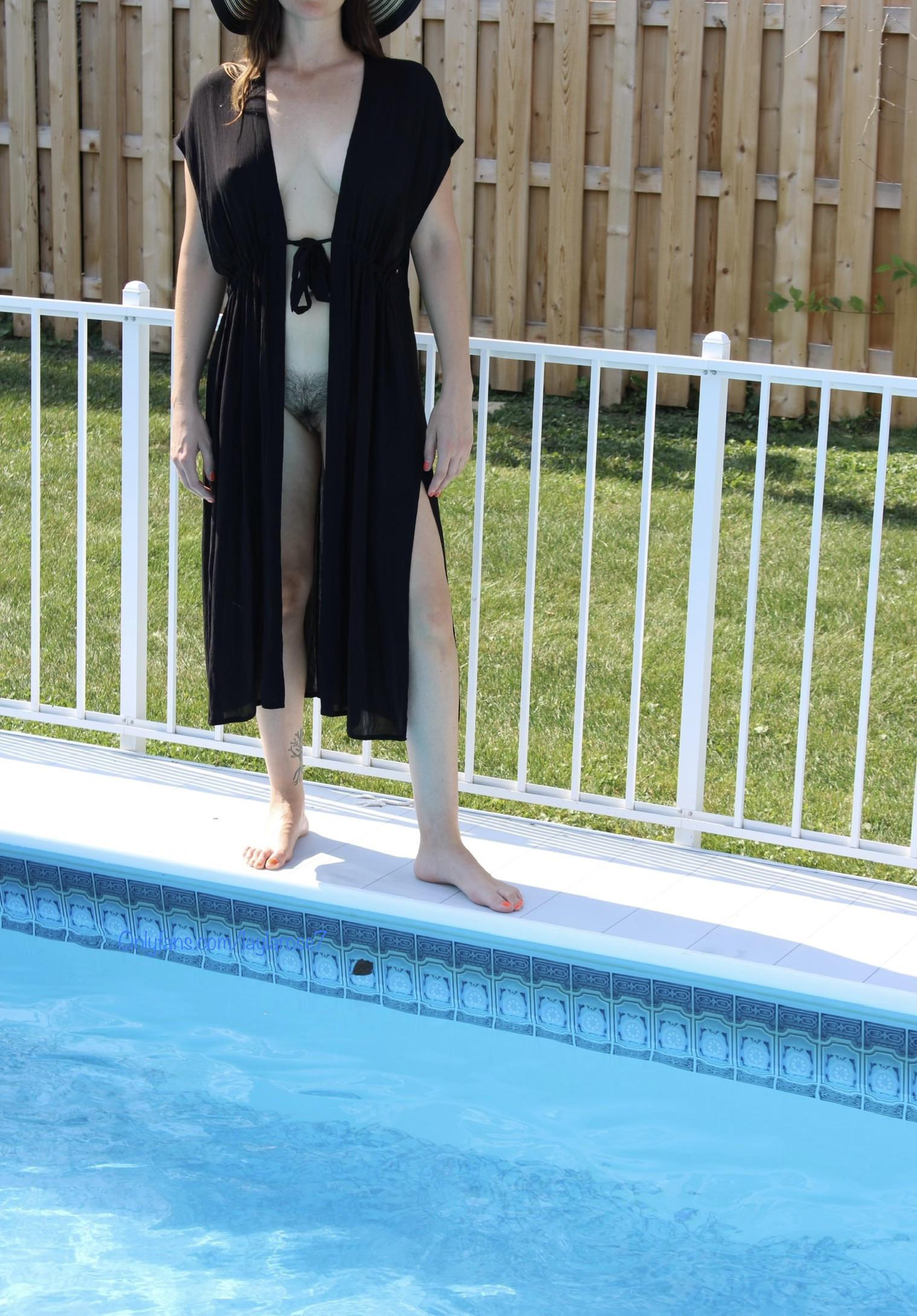 I should have pulled them out but they are under there. Didn’t want the neighbors getting too ...