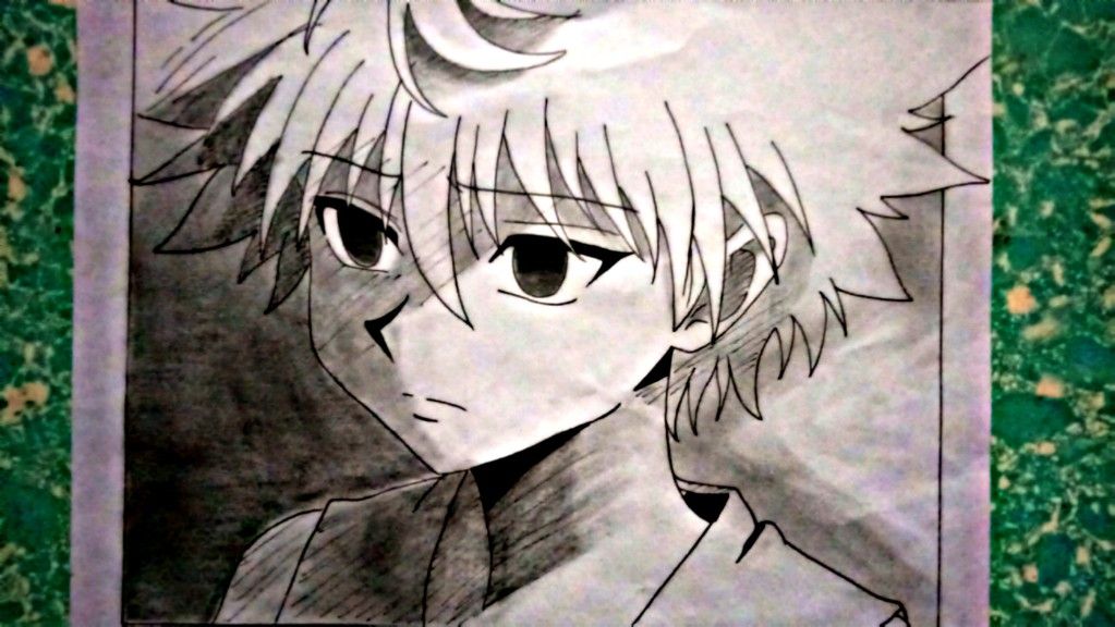 I sketched killua | Scrolller