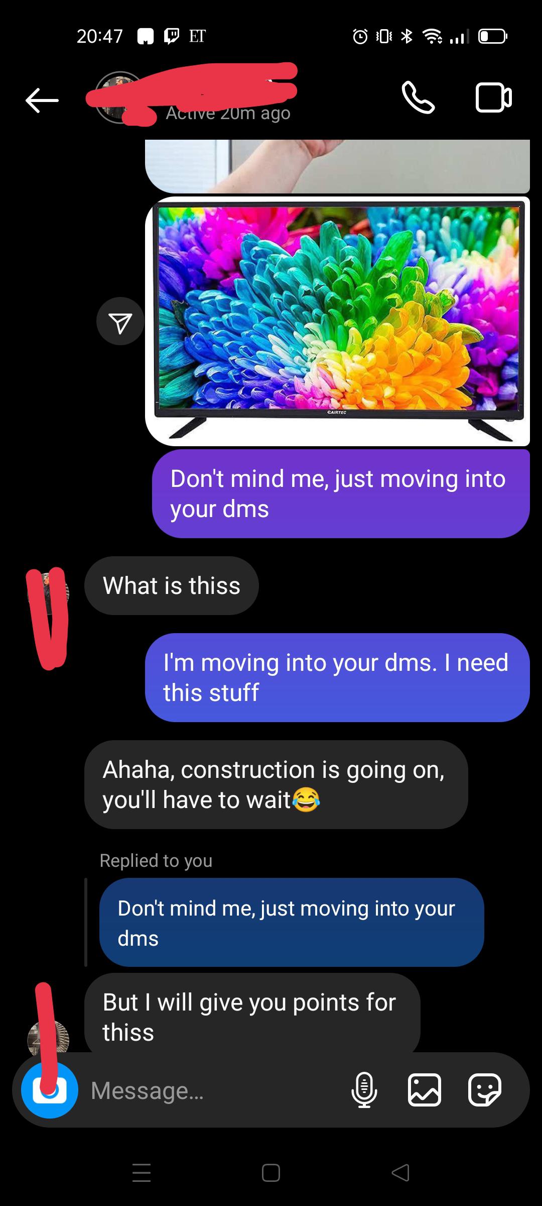 I thought my pickup lines was pretty obvious. | Scrolller