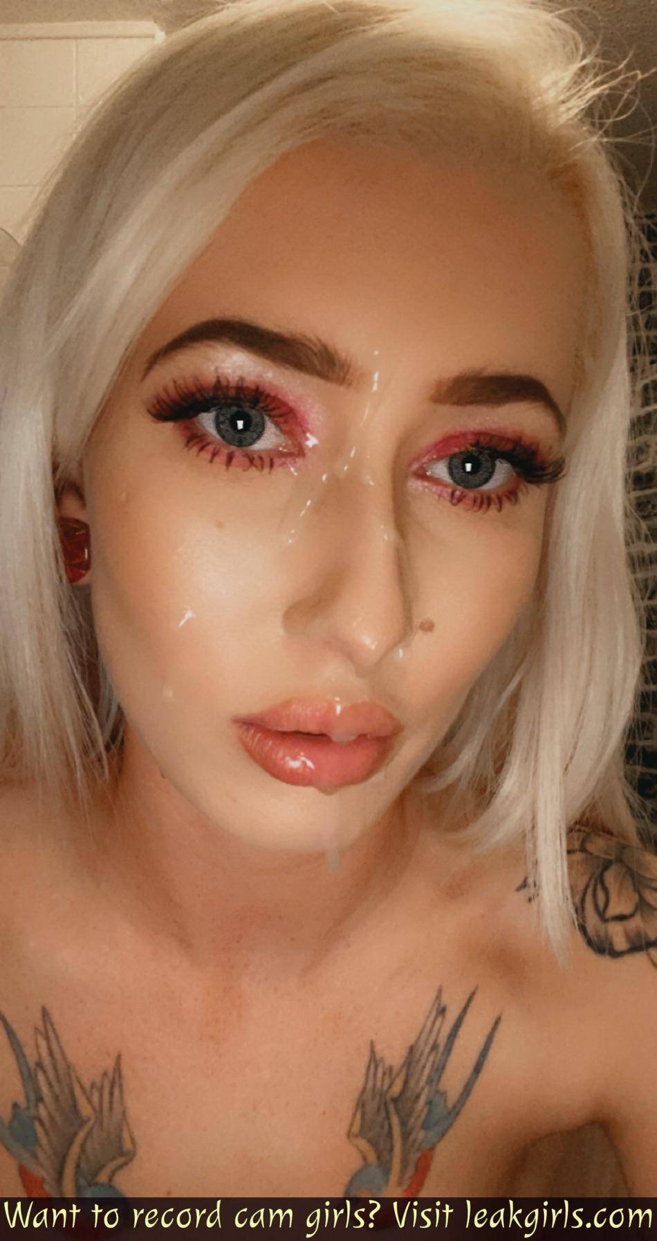 I took a big load on my face 🥺💦 My own photo 😜 | Scrolller