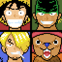 I tried a One Piece Pixel Art! | Scrolller