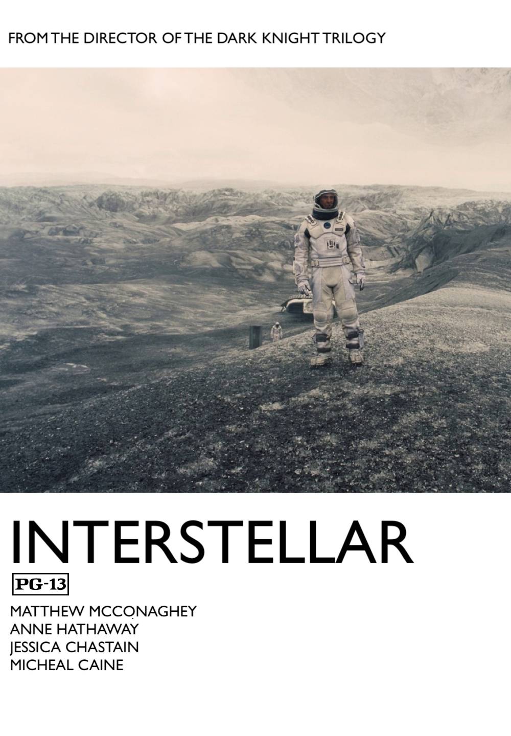 I tried making a minimalistic fan poster for Interstellar. | Scrolller