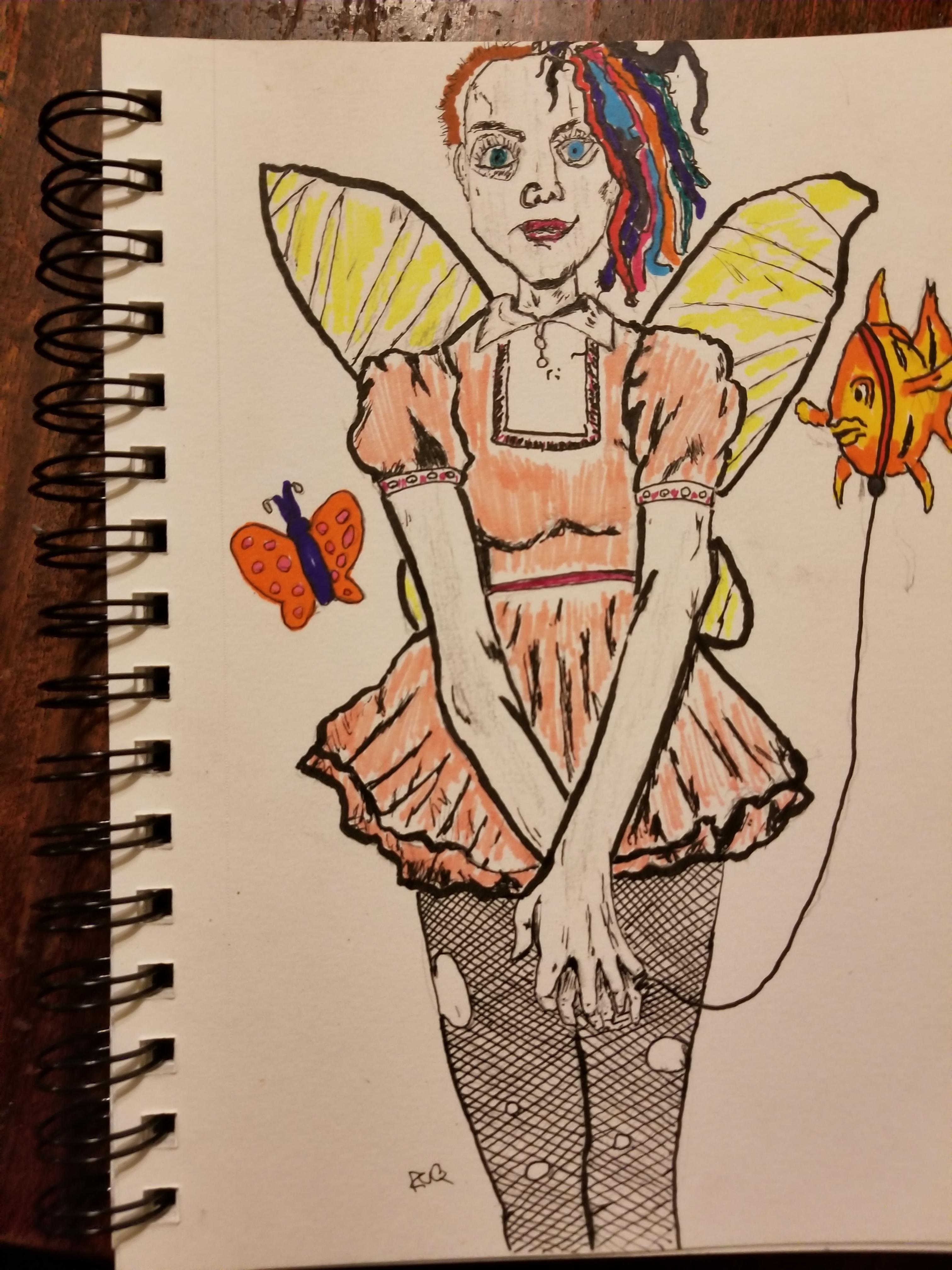 I tried to draw Delirium | Scrolller