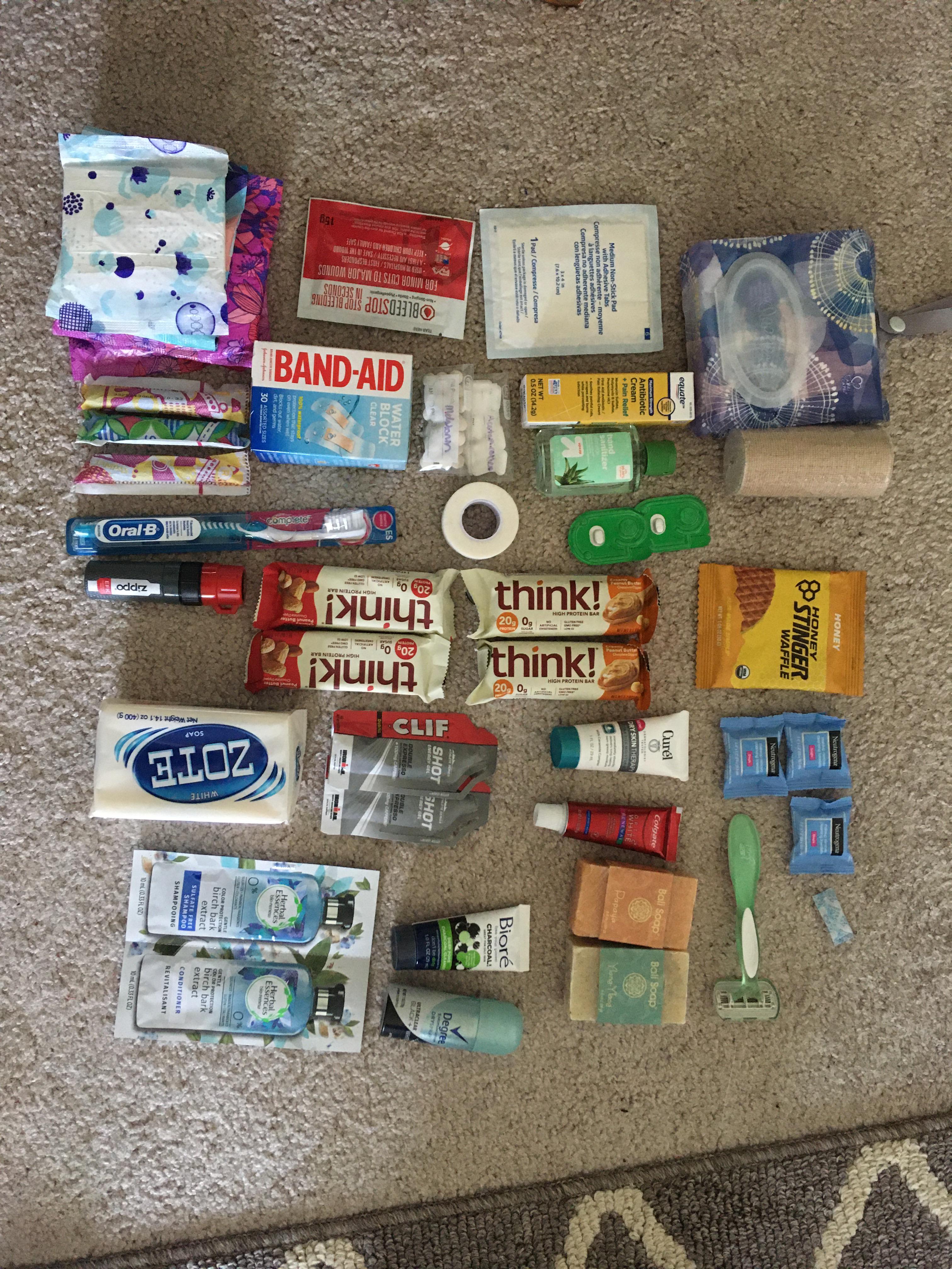 I use Walmart boxes to add little comforts to my emergency stash. | Scrolller
