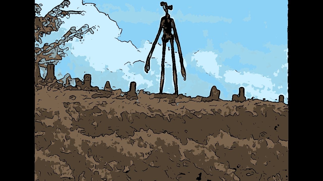 i used photoshop to turn sirenhead into a cartoon | Scrolller