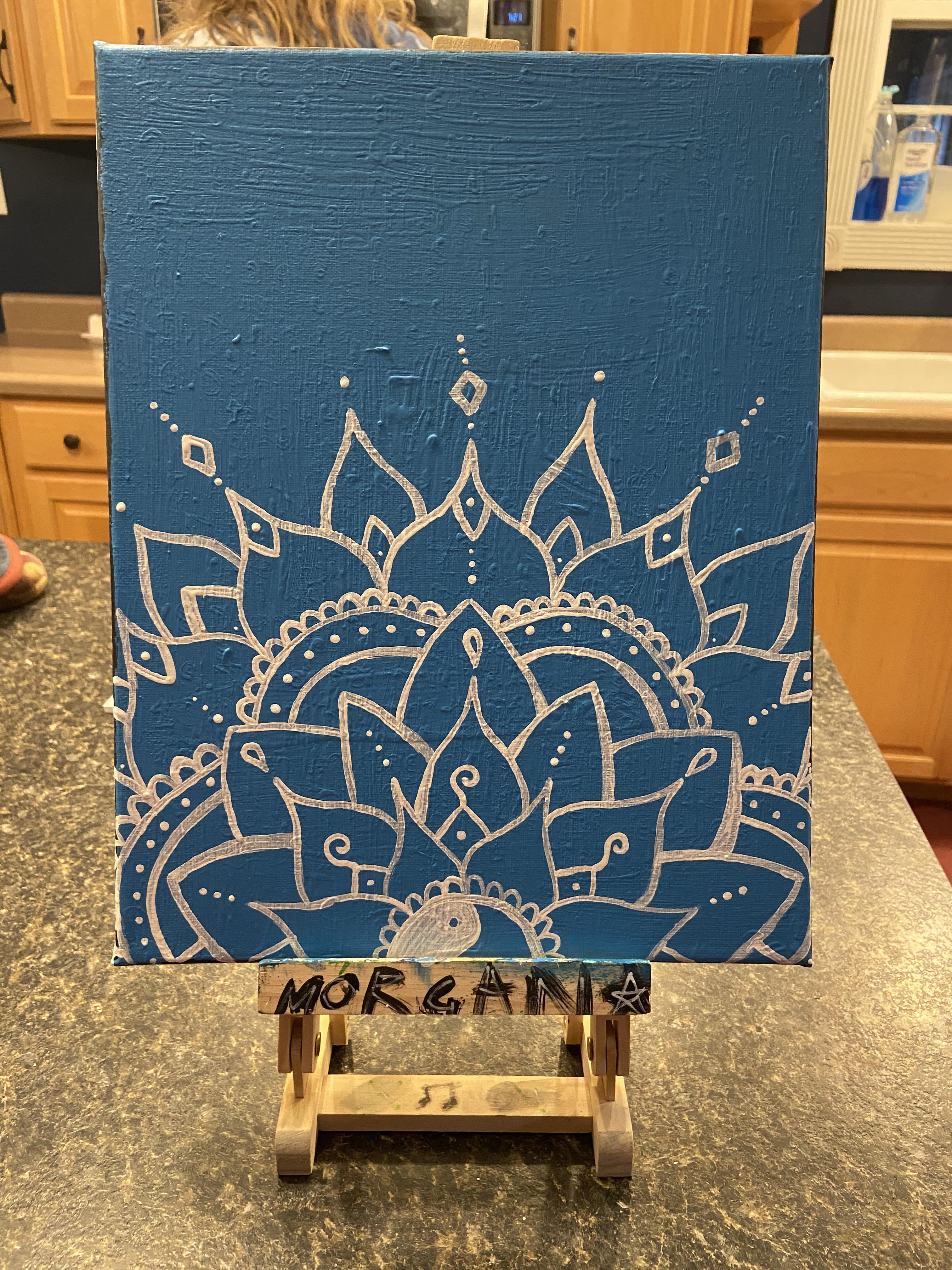 I’ve drawn countless mandalas but this is my first time painting one 💖 | Scrolller