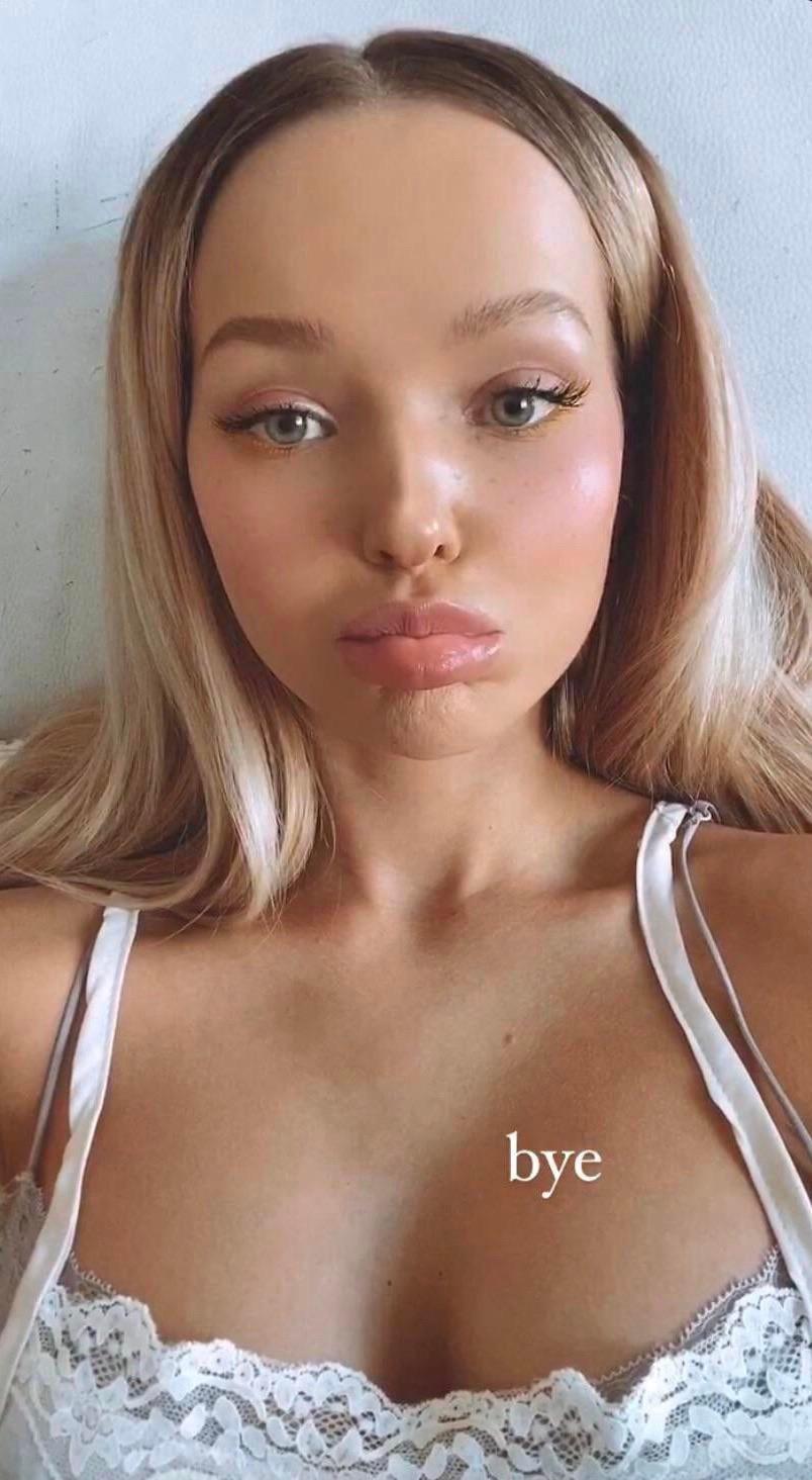 I wanna blowbang Dove Cameron’s pretty face so bad. There’d be double barrel blowjobs, and then ...