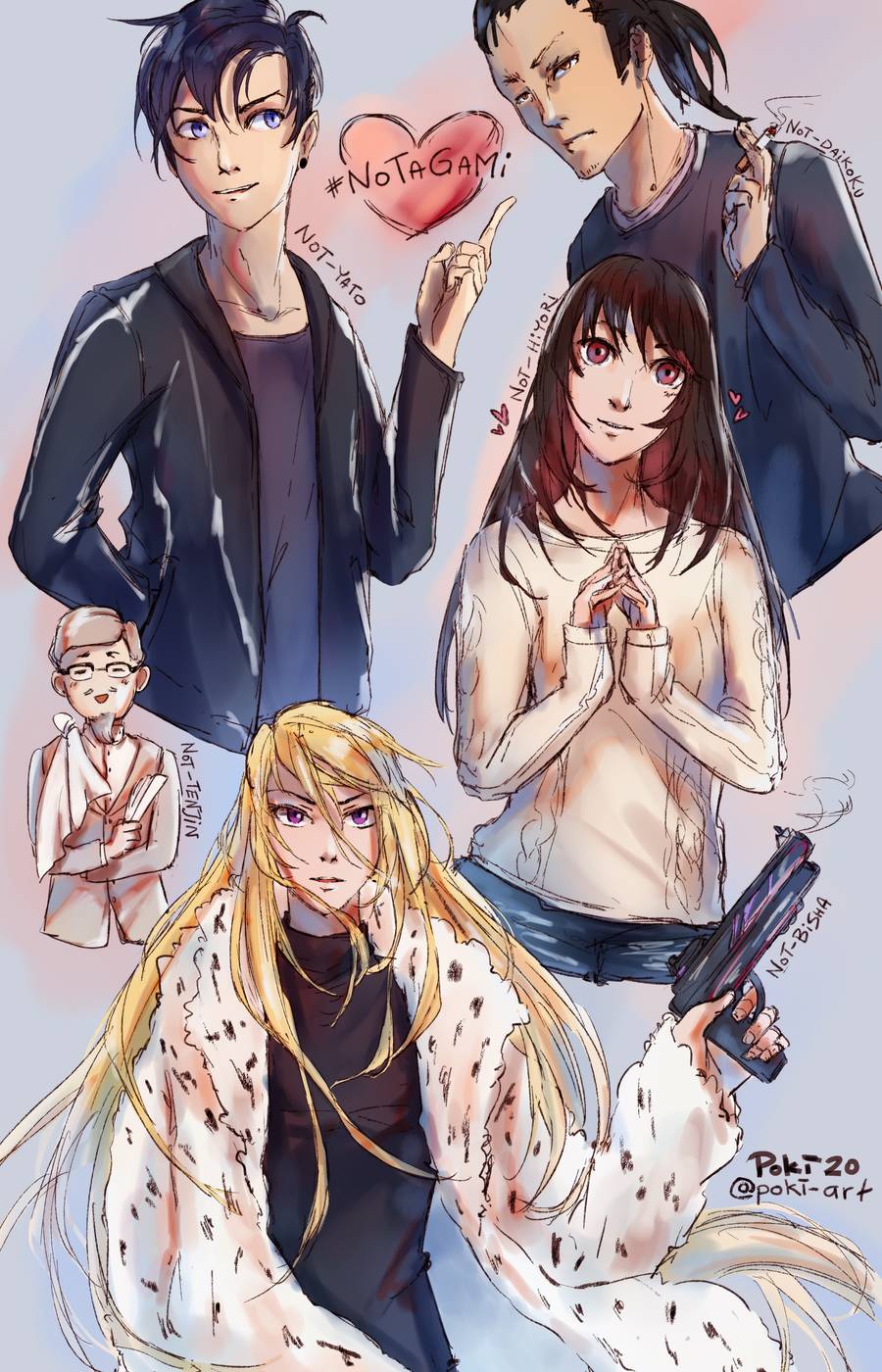 I watched Notagami and had to make some fanart to cope | Scrolller