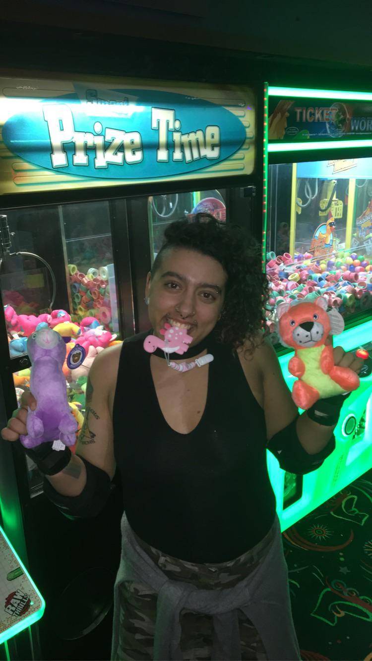 I won two new stuffies at the arcade at the skate rink! (FtM baby boy) | Scrolller