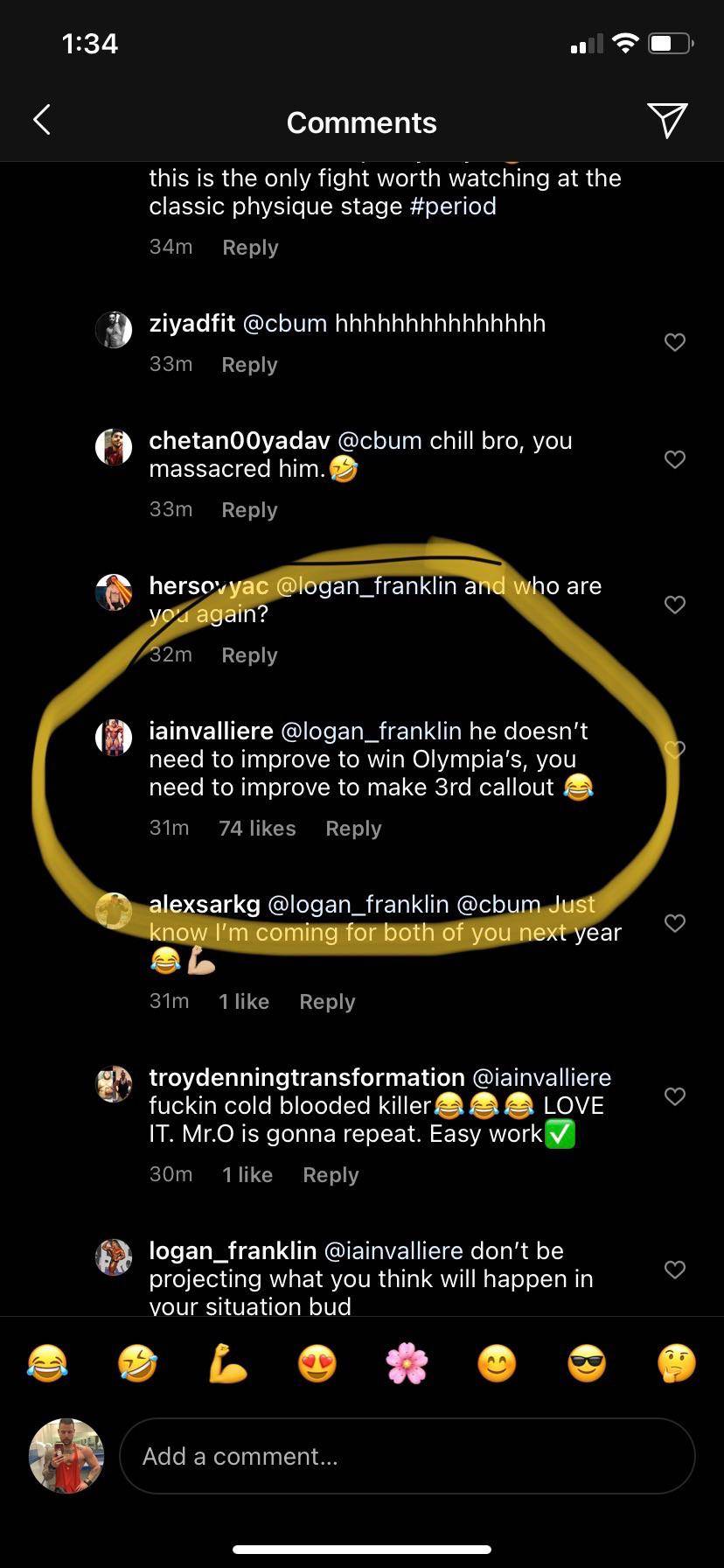 Iain shittin on Logan Franklin | Scrolller