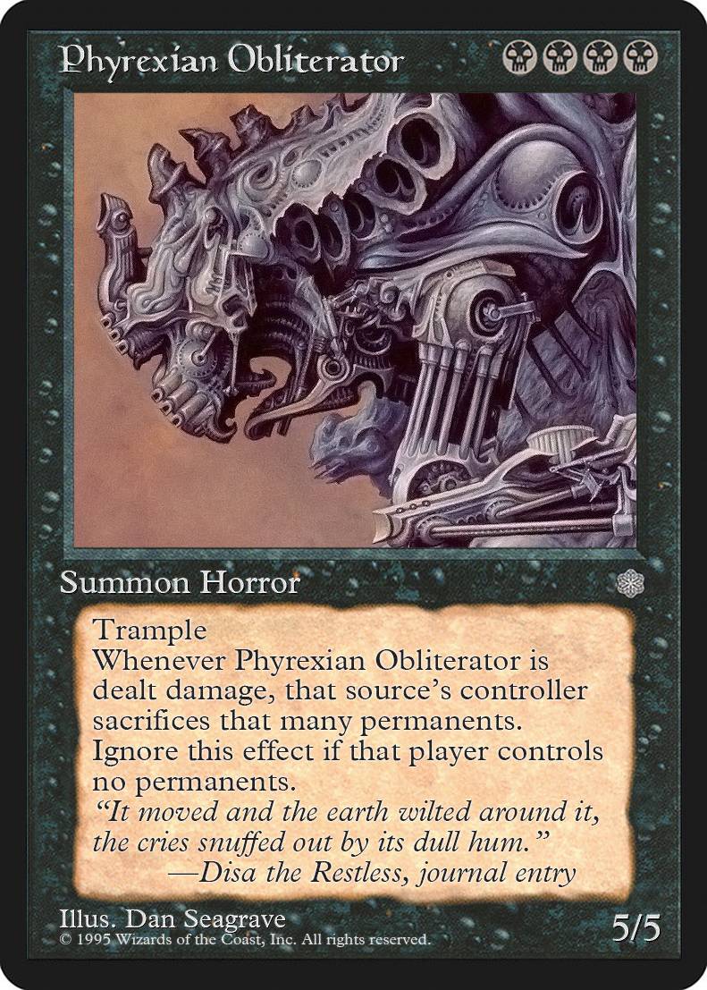 Ice Age Phyrexian Obliterator | Scrolller