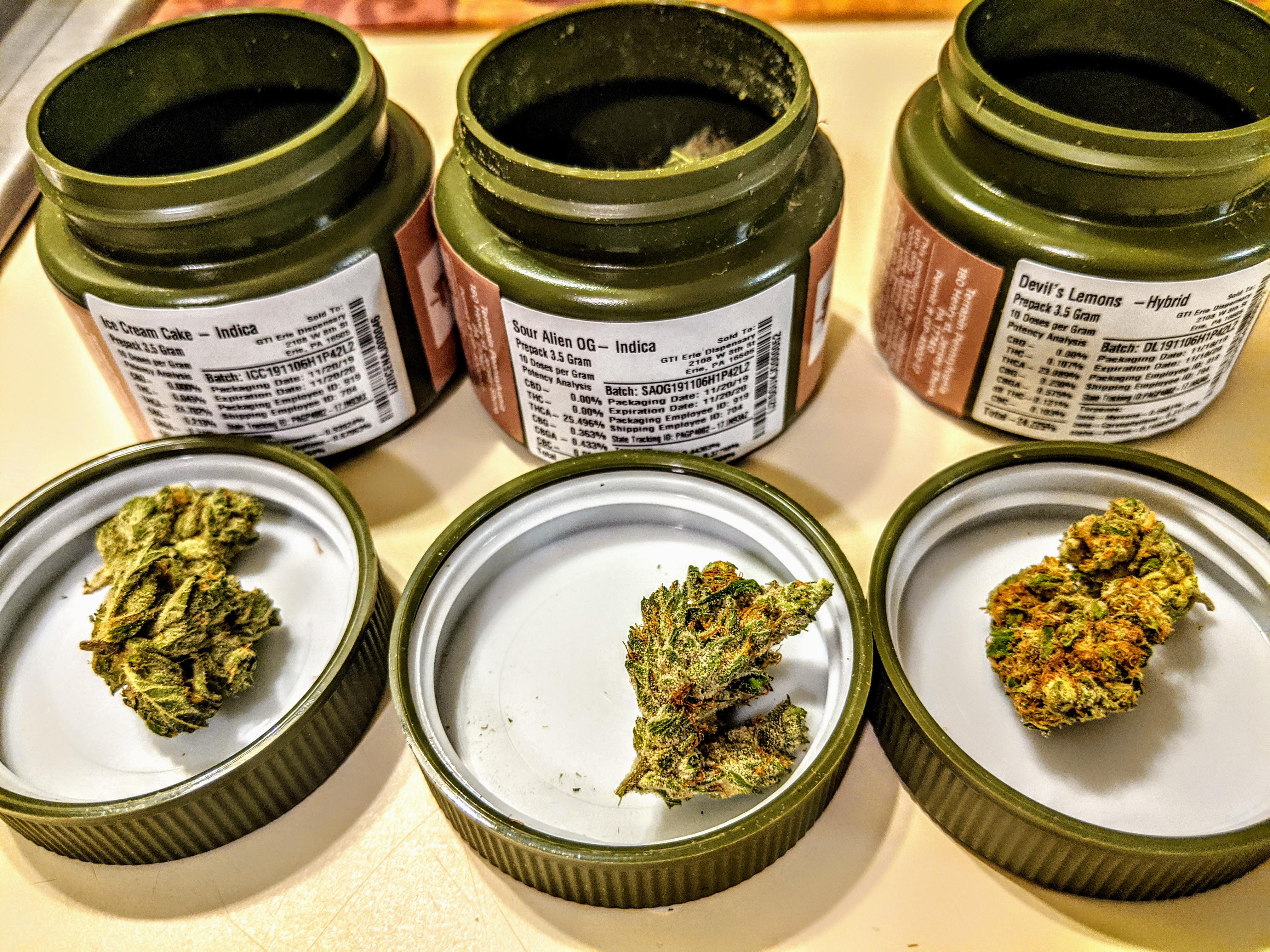 Ice Cream Cake, Sour Alien OG, Devil's Lemon | Scrolller