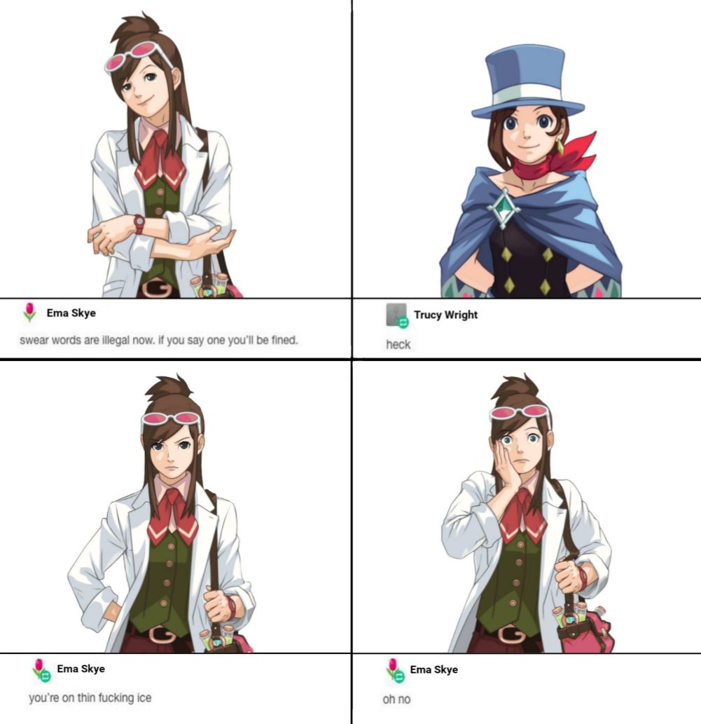 If Ace Attorney characters used social media Part 3 | Scrolller