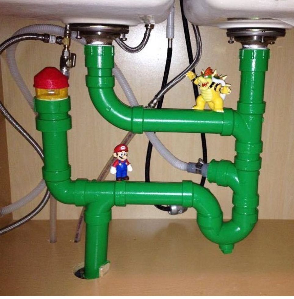 If Nintendo did plumbing | Scrolller