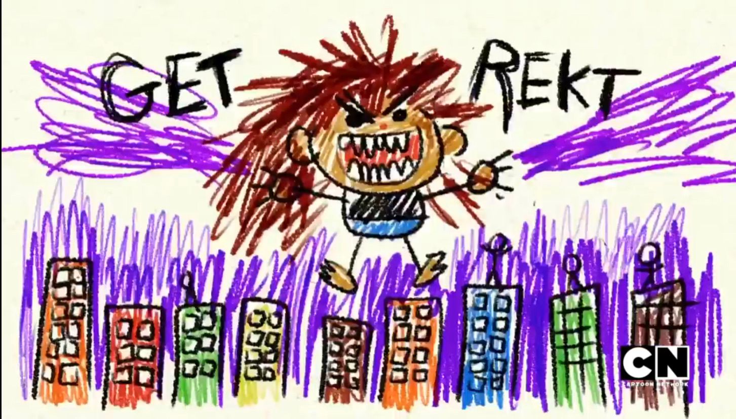 If you didnt notice, when tko was wrecking ko’s house, this appeared as 1 frame | Scrolller