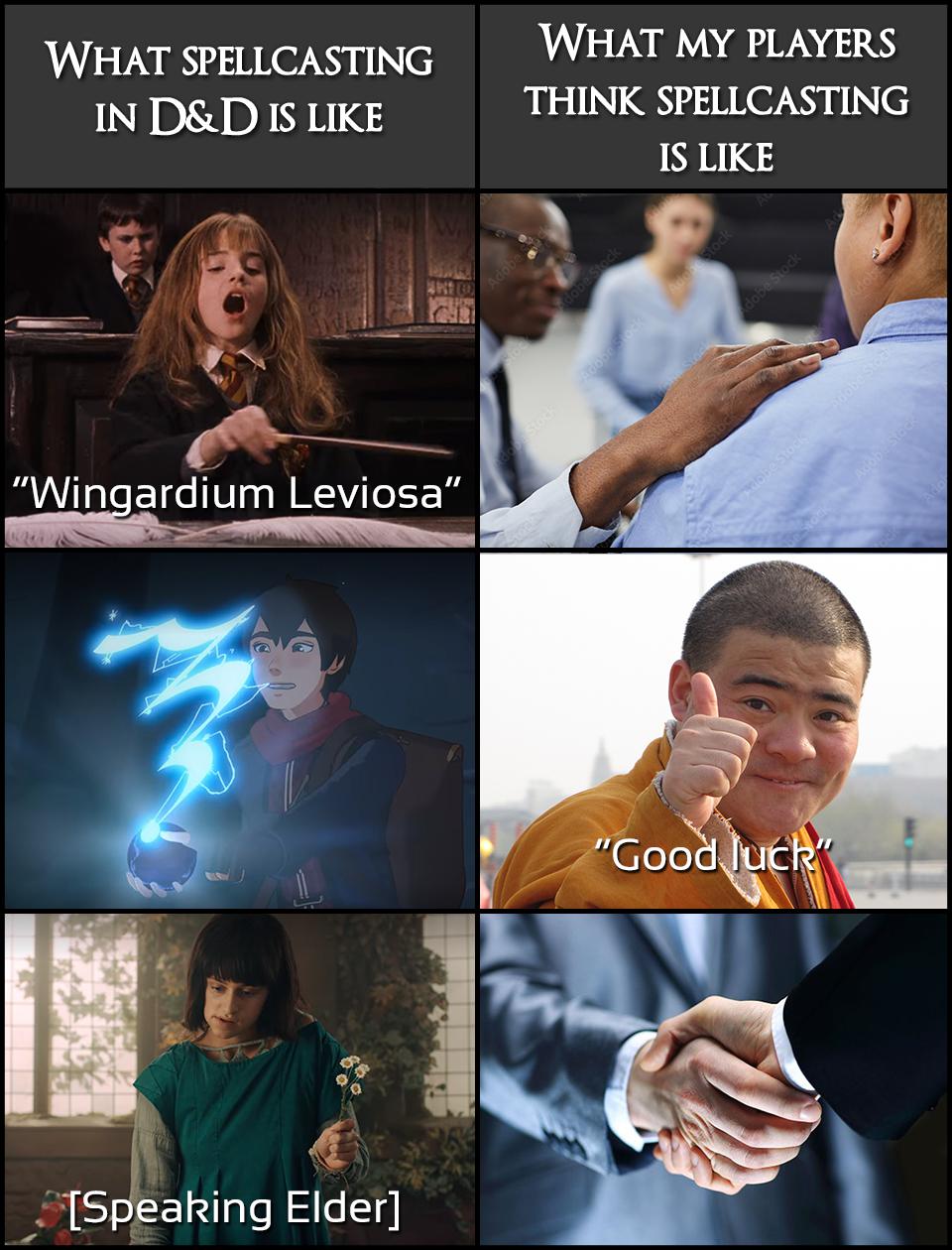 If you wanted to cast spells in a crowded room without anyone noticing, you should have played a ...