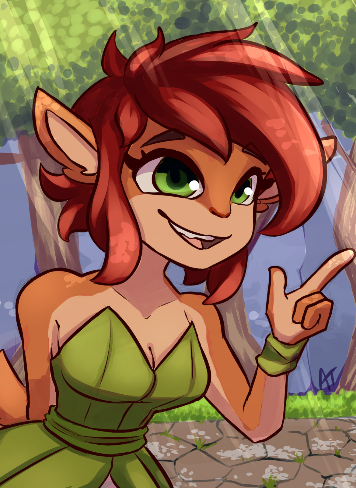 I'm a FAUN, you dork! 💚 [Elora] (Alex_Toons) | Scrolller