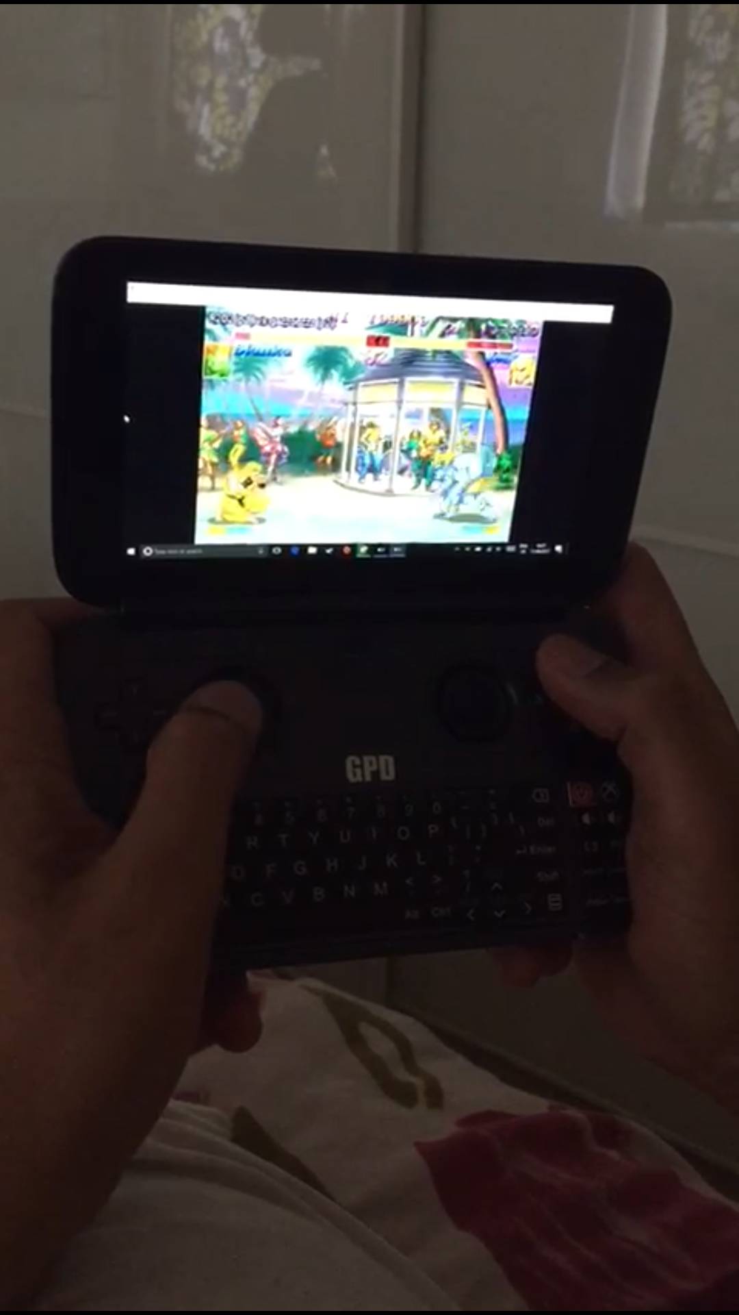I'm playing fightcade on the GPD Win | Scrolller