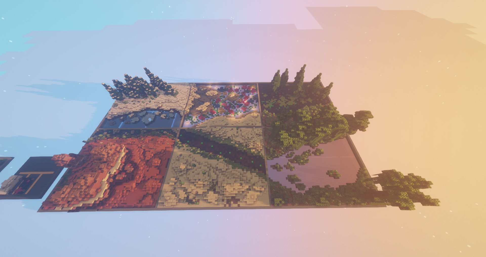 I'm remaking all the main biomes in Minecraft. I've put waaaay too much detail in the terrain ...