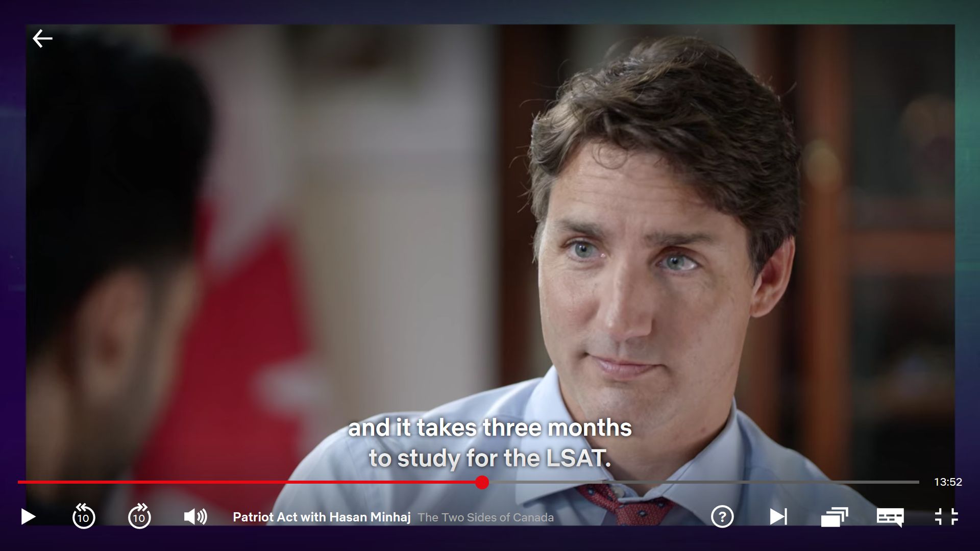 I'm watching this while procrastinating from my daily 4 hours of LSAT prep and this feels like a ...