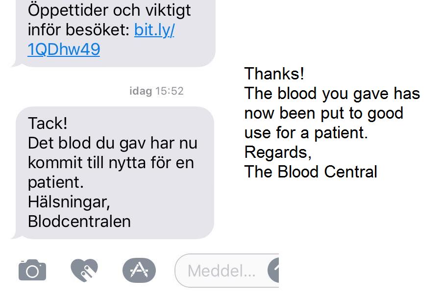 [Image] A text message received 1 hour after the Stockholm attack. | Scrolller