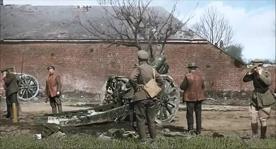 Powerful World War 1 artillery being fired. | Scrolller