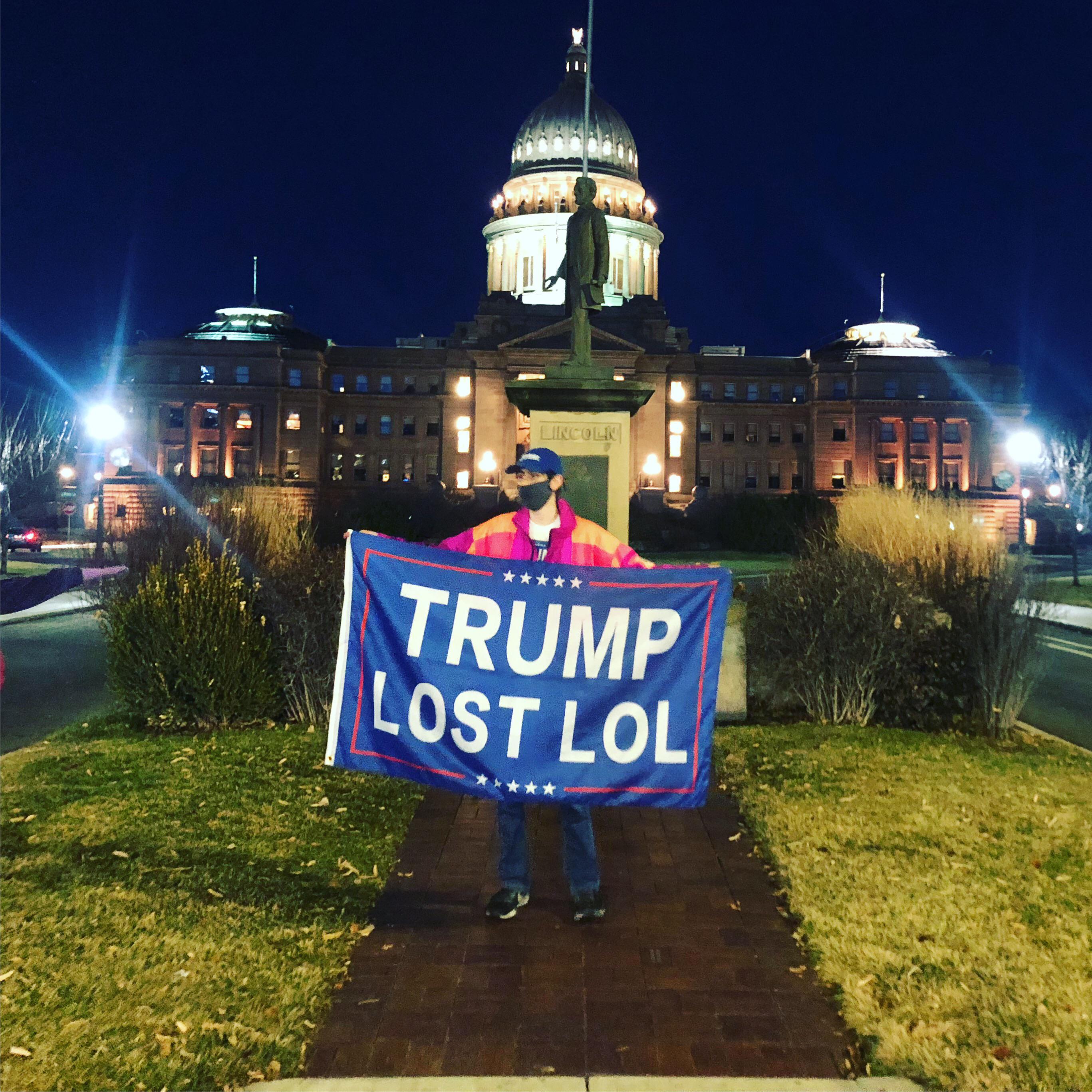 In front of the Idaho Capitol | Scrolller