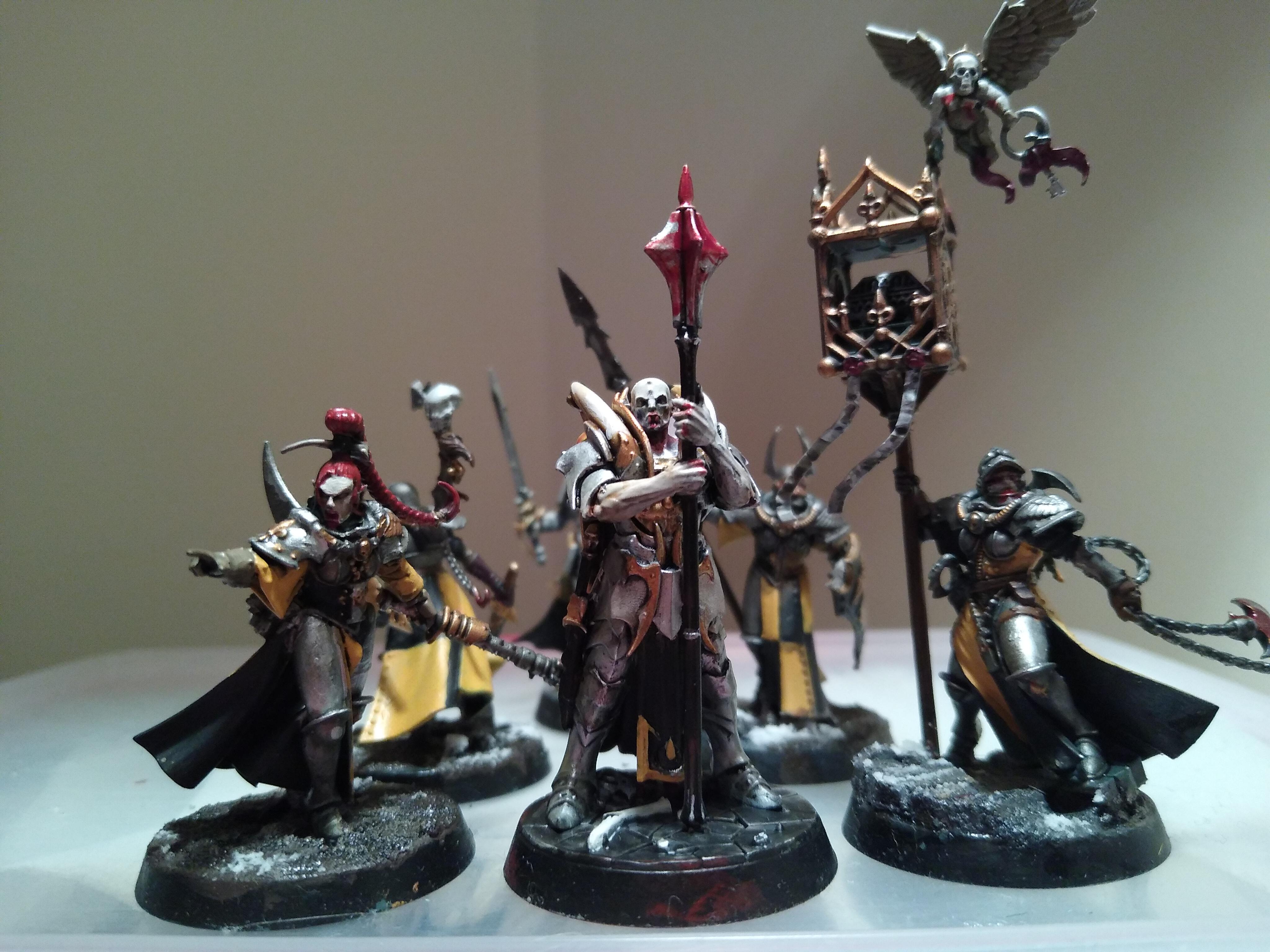 In the absence of Vampire Infantry I'm making Mousillon Grave Guard out of Sisters of Battle ...