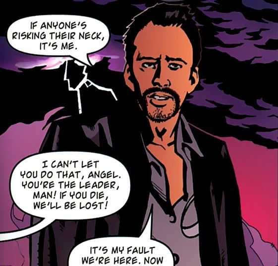 In the comics, the Angel 'film' stars Nicolas Cage as angel... | Scrolller