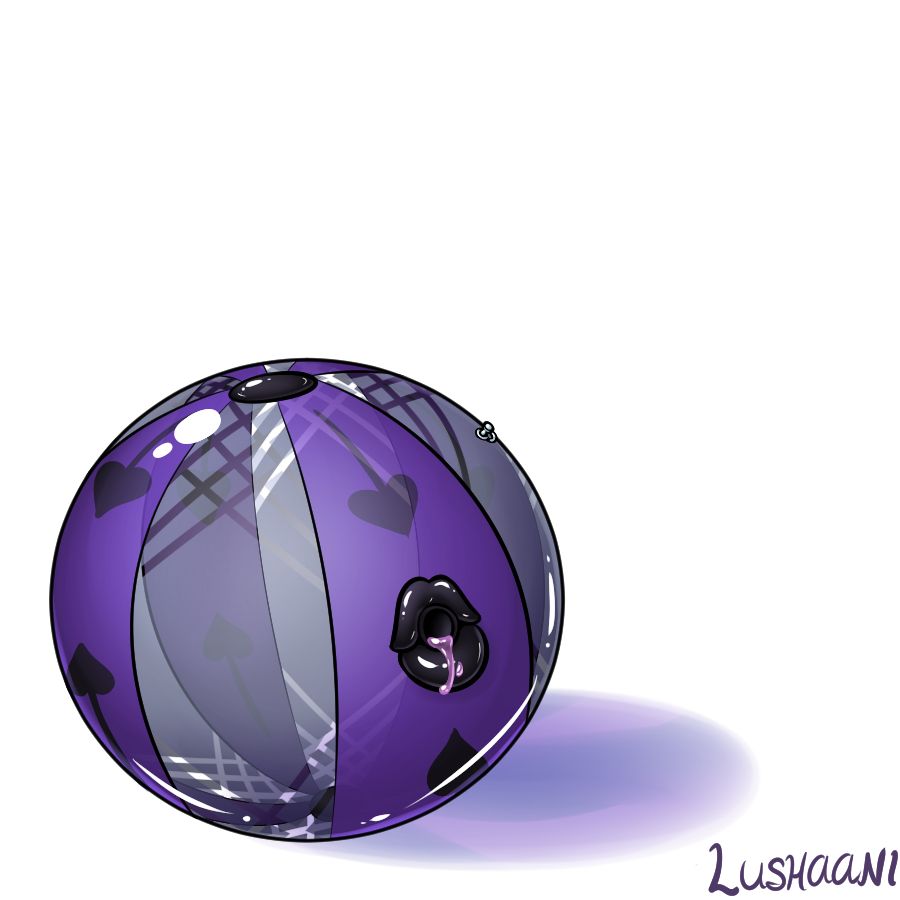Inanimateinflation Goth Beach Ball By Lushaani Scrolller