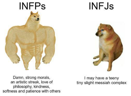 INFPs vs INFJs | Scrolller