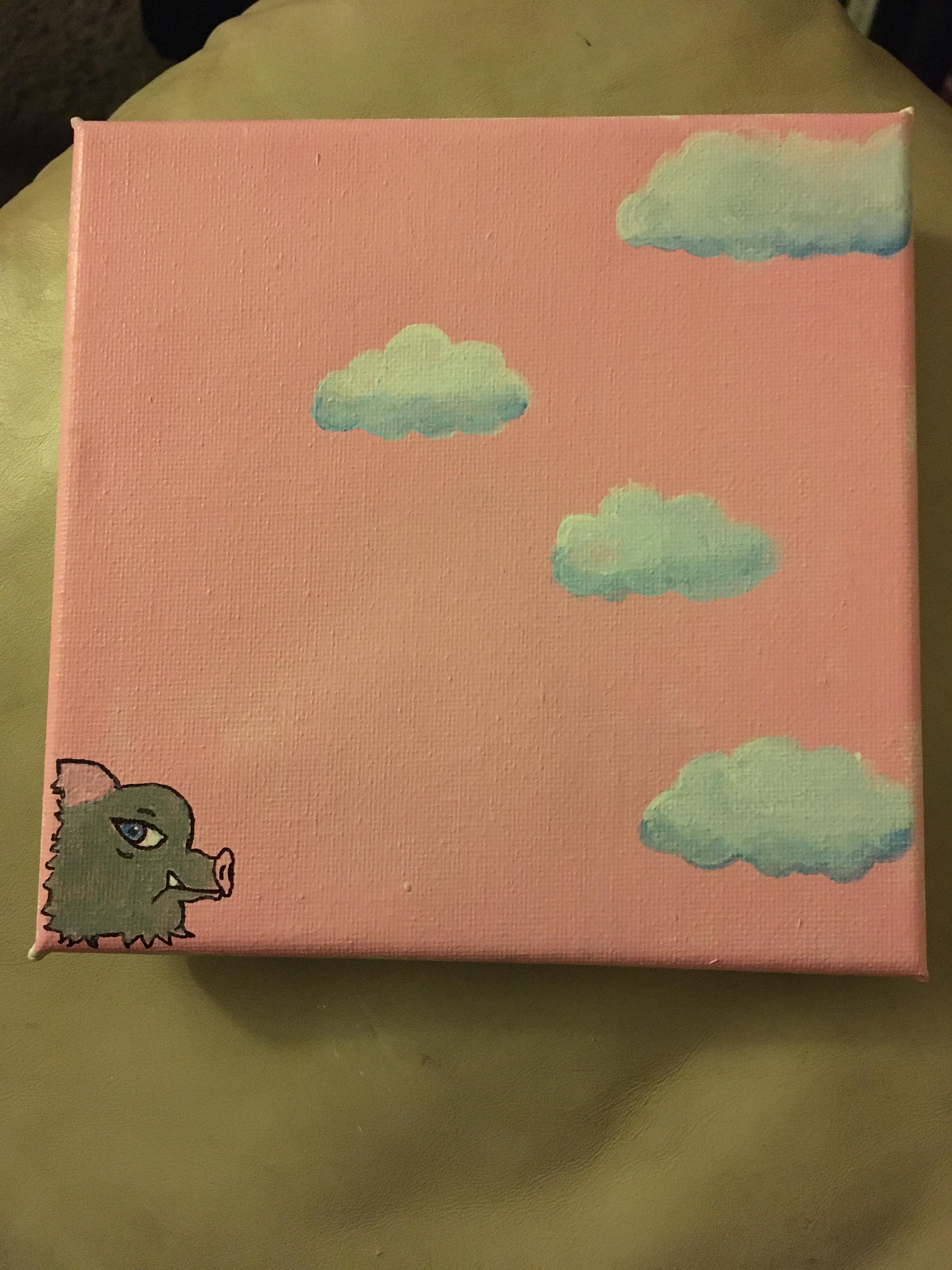 Inosuke painting in progress… | Scrolller