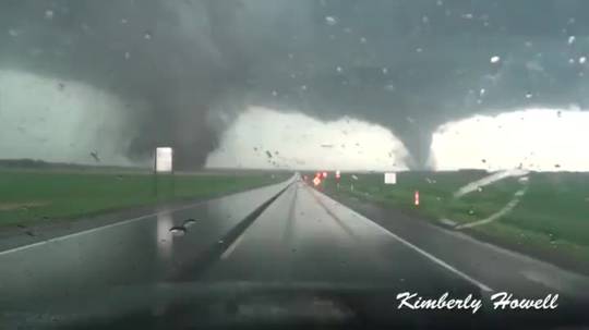 Insane Twin Tornadoes in Nebraska | Scrolller