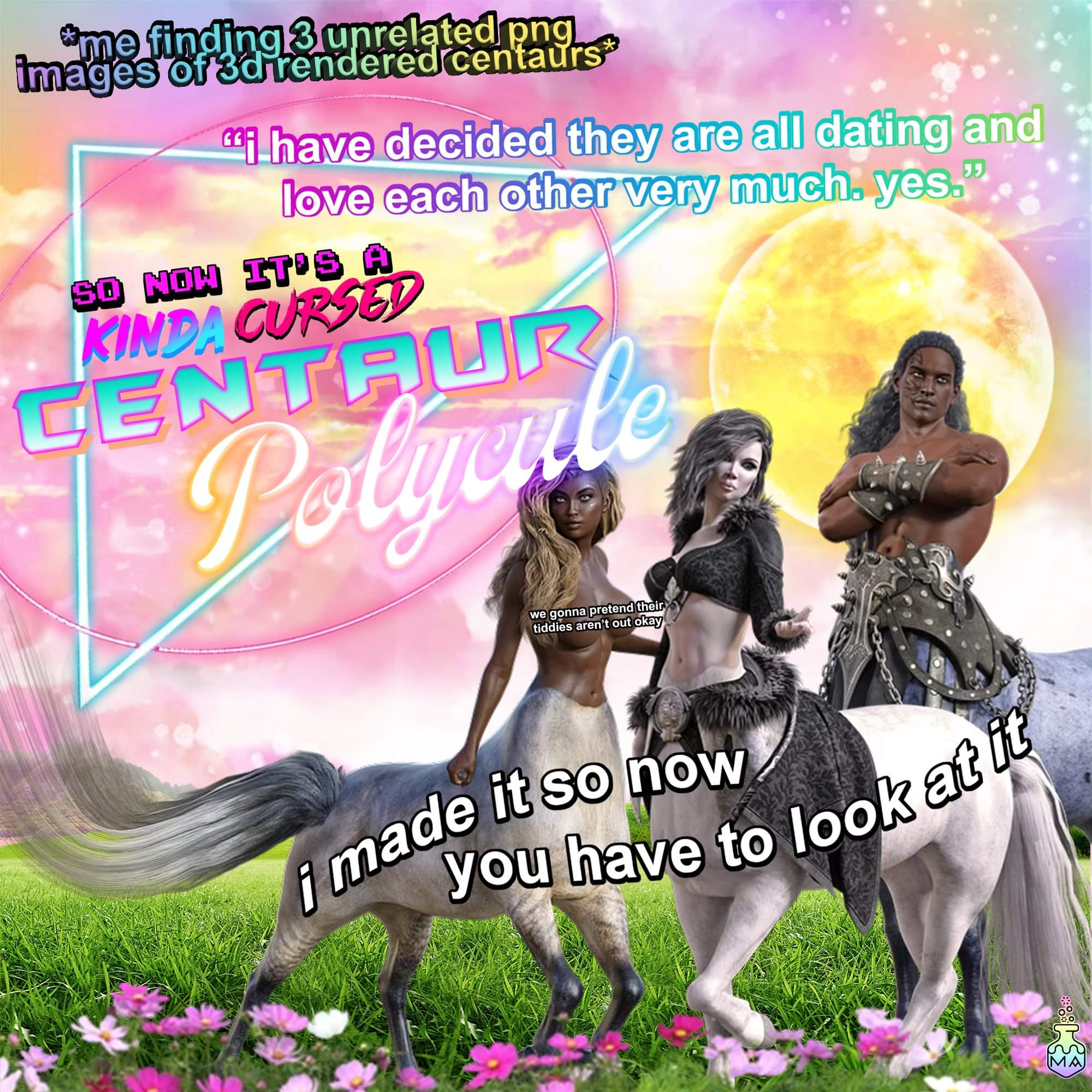 *insert clever centaur/unicorn hunter joke here* | Scrolller