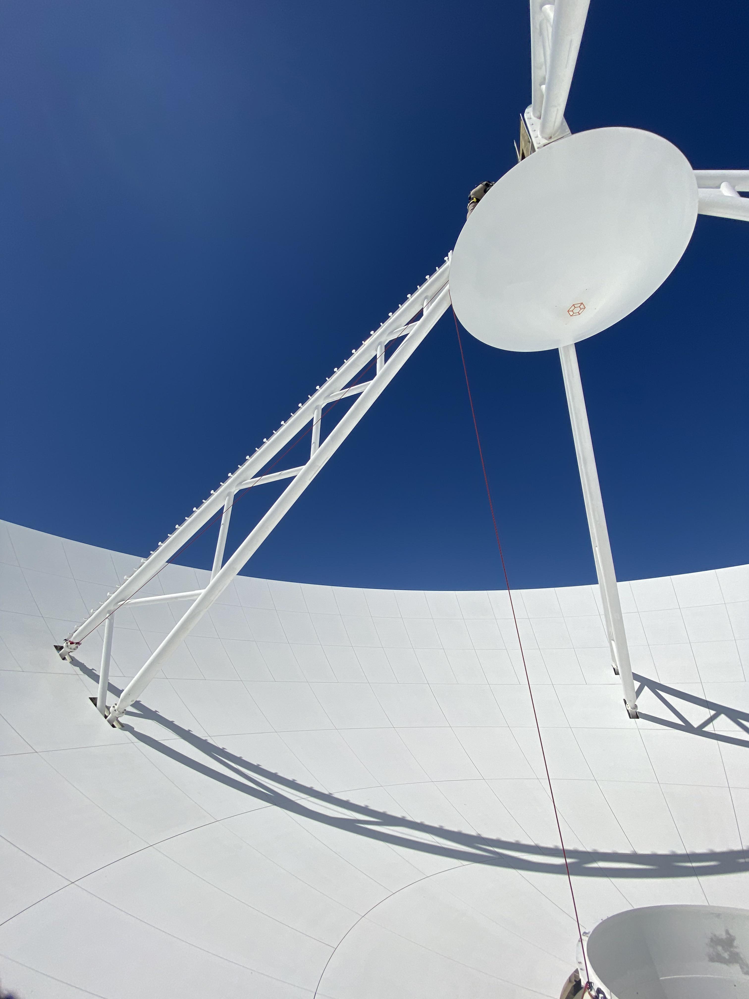 Inside a 35 Meter Deep Space Antenna | Scrolller