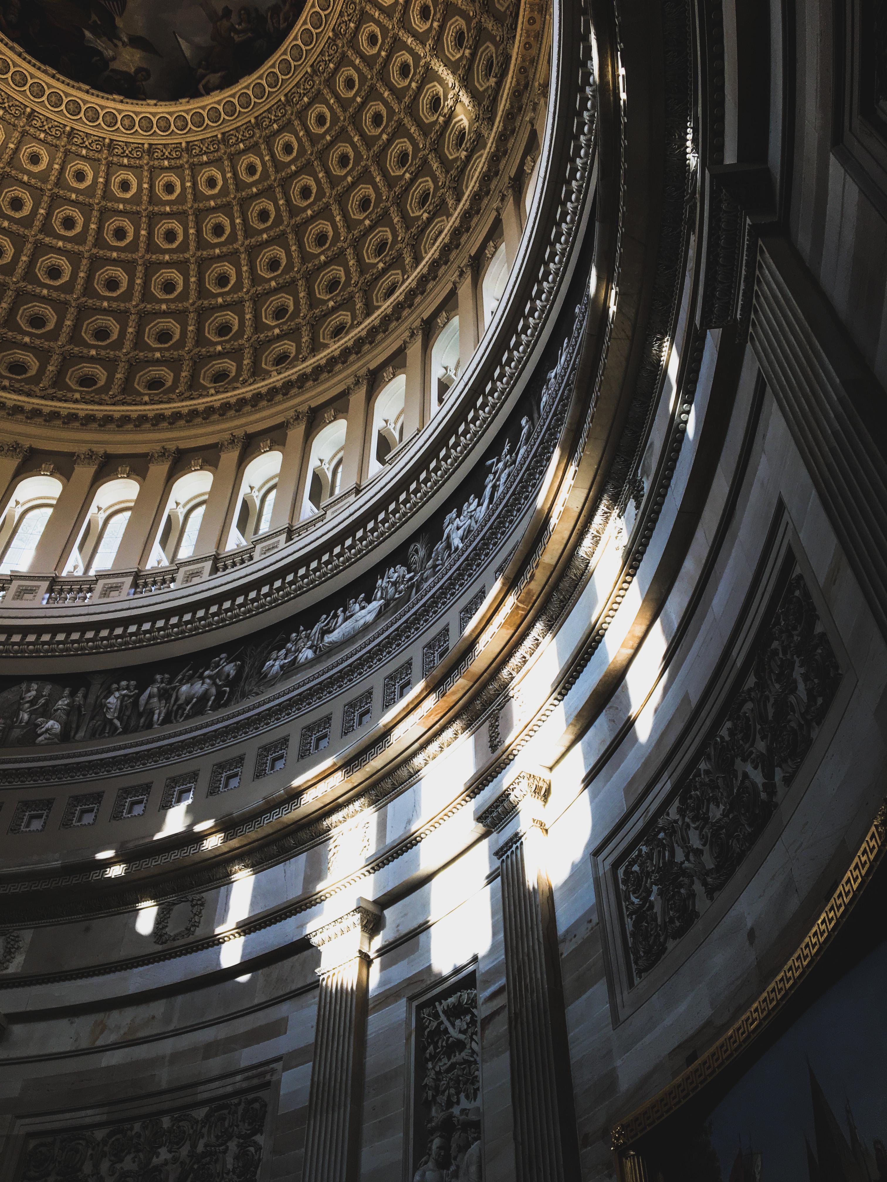 Inside the dome of the US Capitol Building, Washington D.C. | Scrolller
