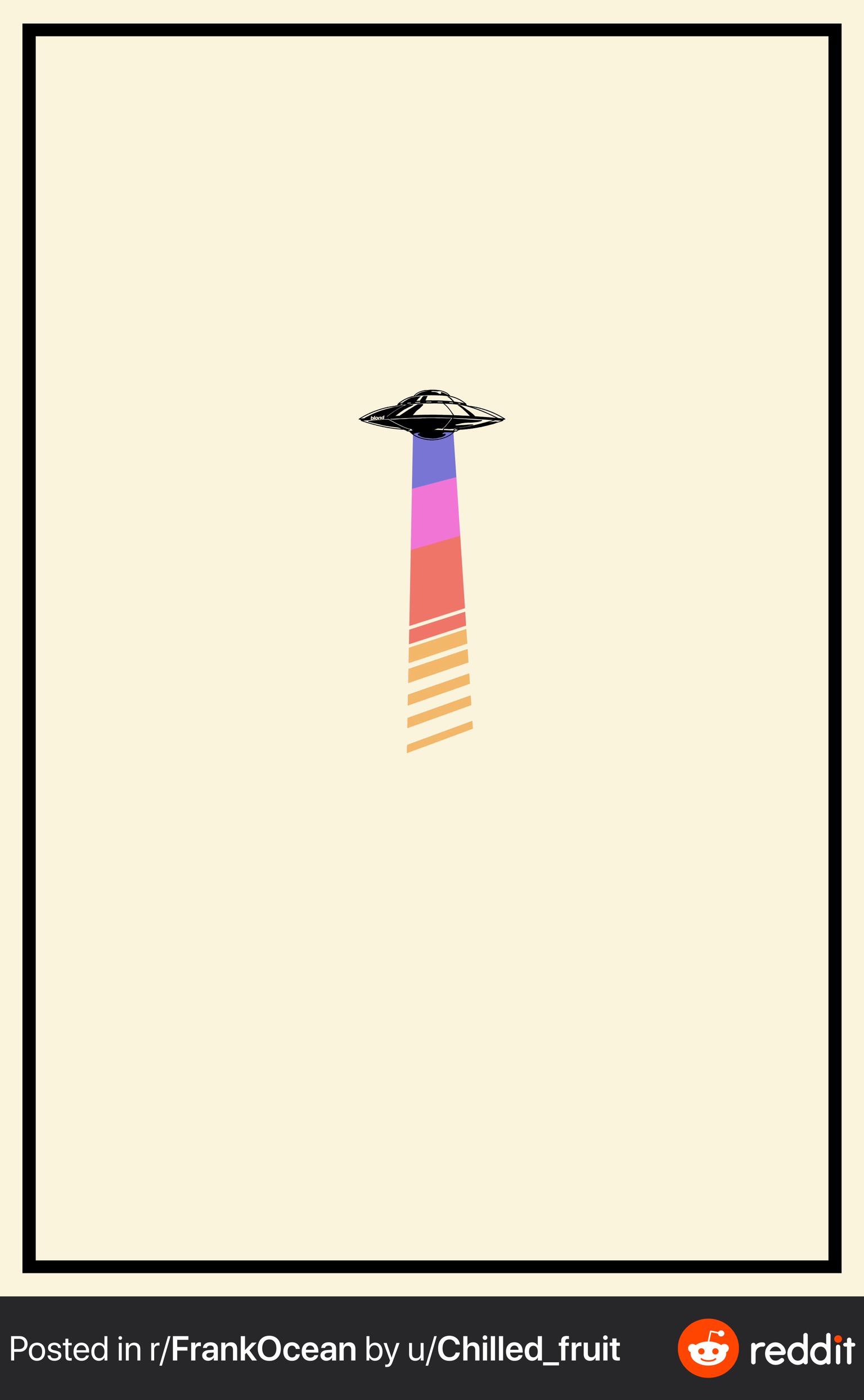 Inspired by the song Self Control by Frank Ocean. “Cuz you see me like a UFO” | Scrolller